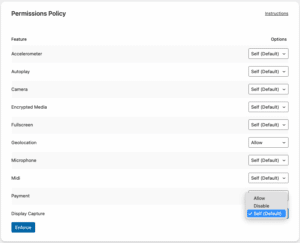 How to use the Permission Policy header - Really Simple Security