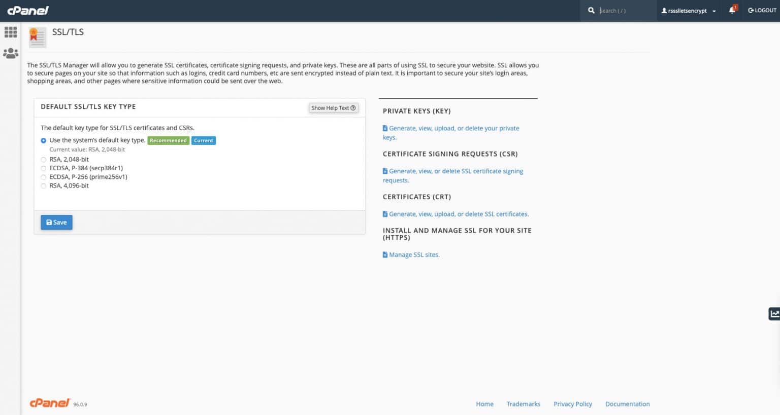 Installing SSL on cPanel - Really Simple Security