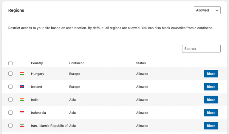 About Region Restrictions - Really Simple Security